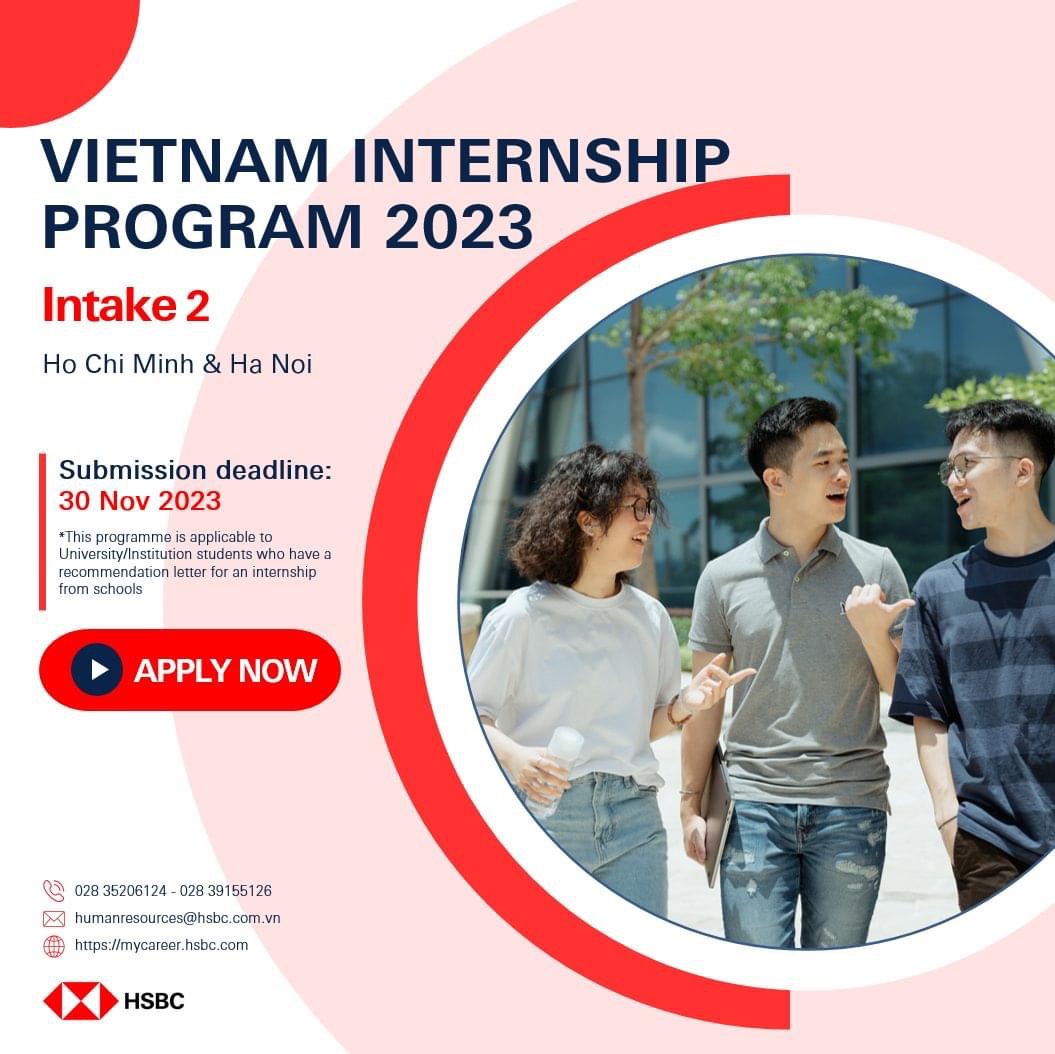 CHƯƠNG TRÌNH THỰC TẬP HSBC VIỆT NAM 2023 – INTAKE 2 - Faculty of ...